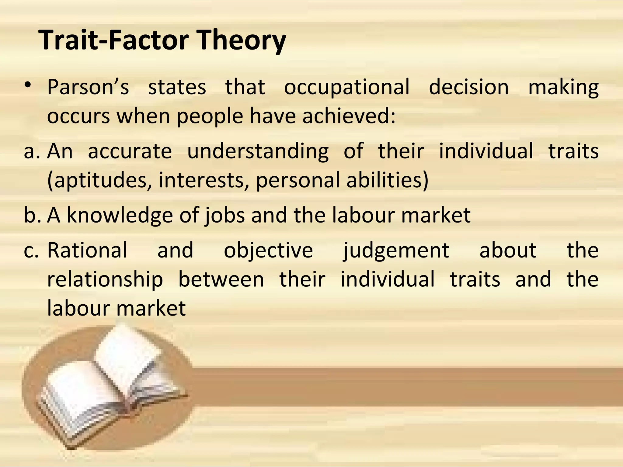Career development theory | PPT