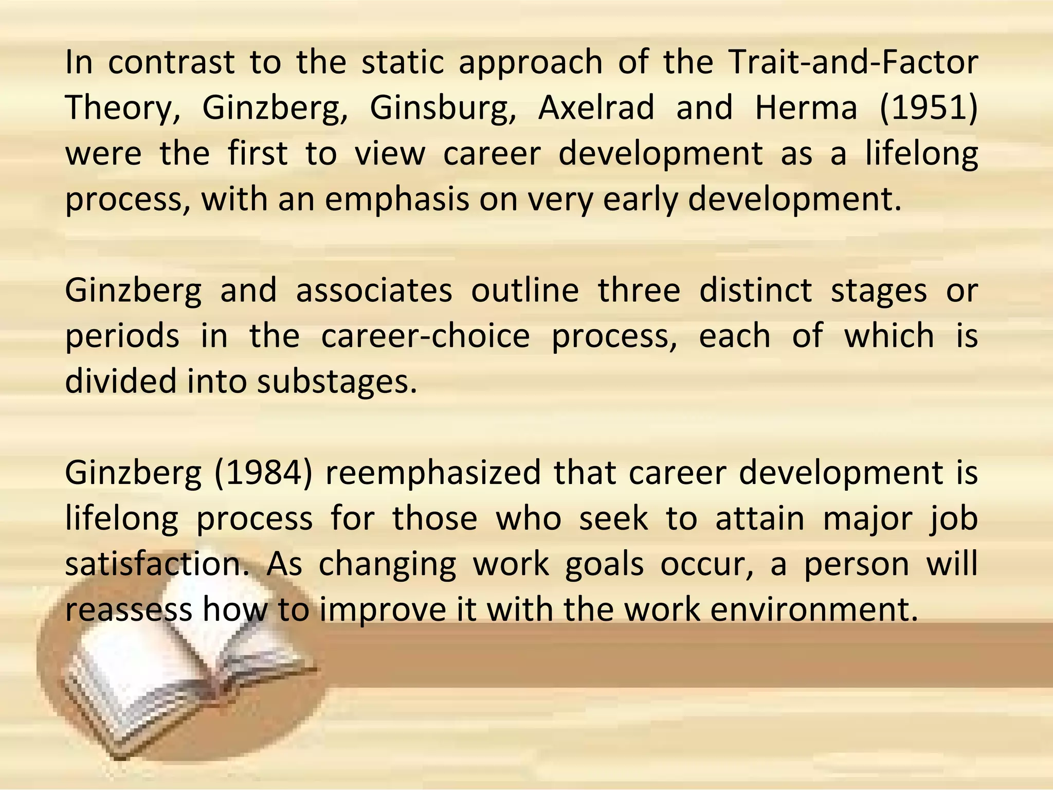 Career development theory | PPT