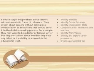 Career development theory | PPT