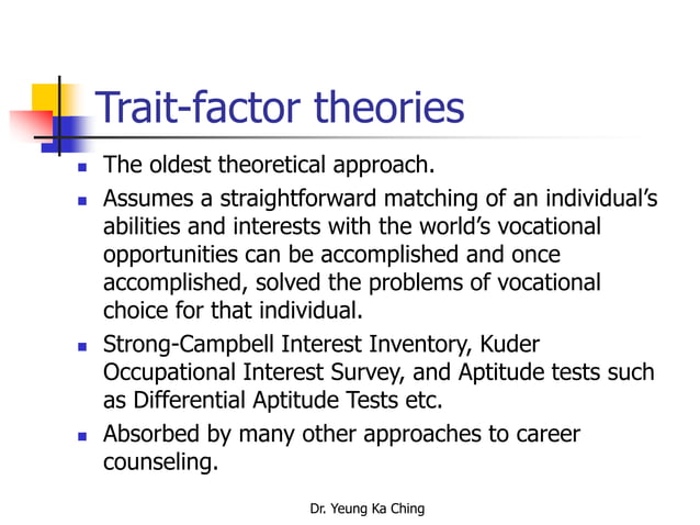 Career development theory.ppt
