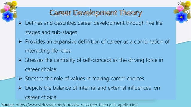Career Development Theory of Donald Super.pptx