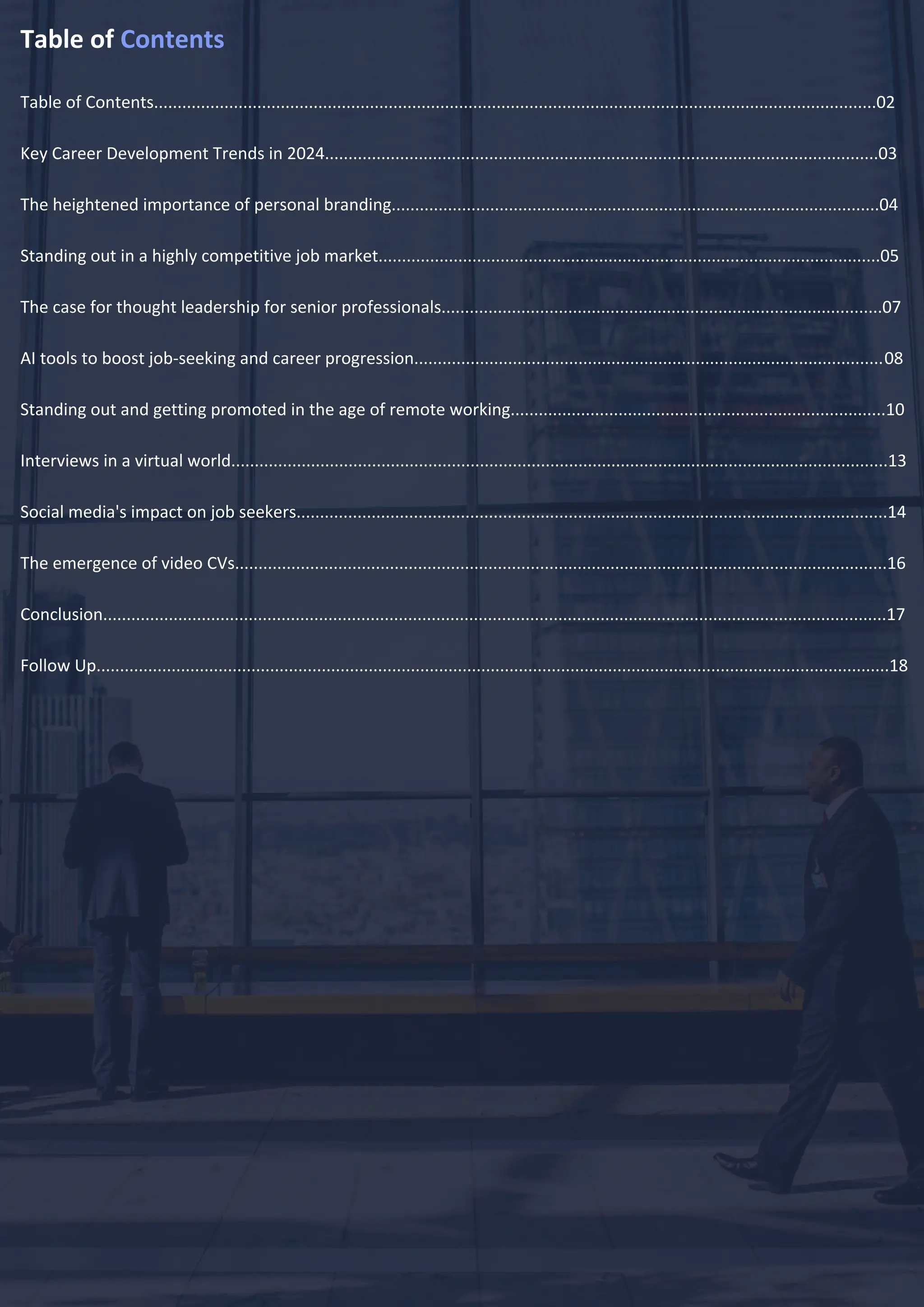Key Career Development & Job Seeking Trends in 2024 | PDF