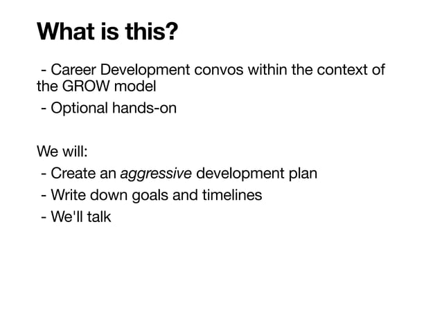 Career Development Conversations | PDF | Web Development | Internet