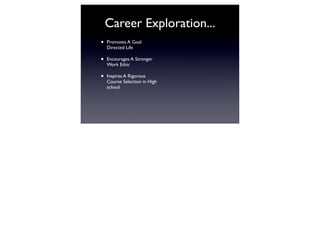Career Exploration Presentation | PDF