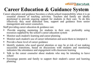 Career education & guidance in schools | PDF