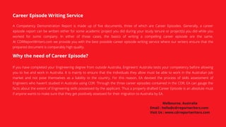 Career Episode Writing Service | PDF