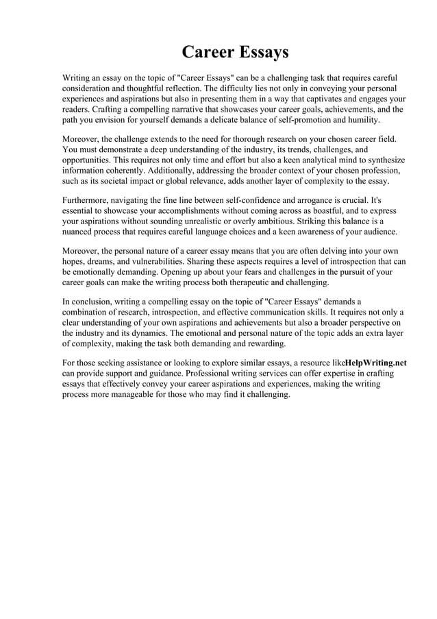 Career Essays.pdf
