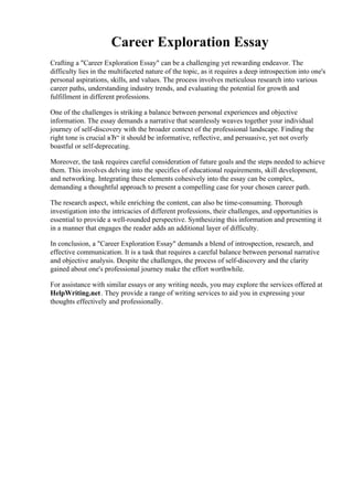 Career Exploration Essay.pdf