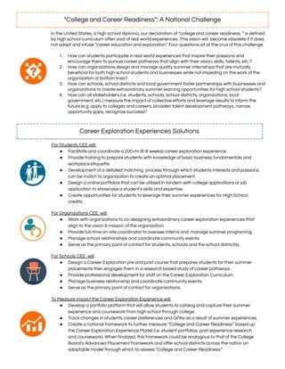 Career exploration experience human v ai proposal 2017 | PDF