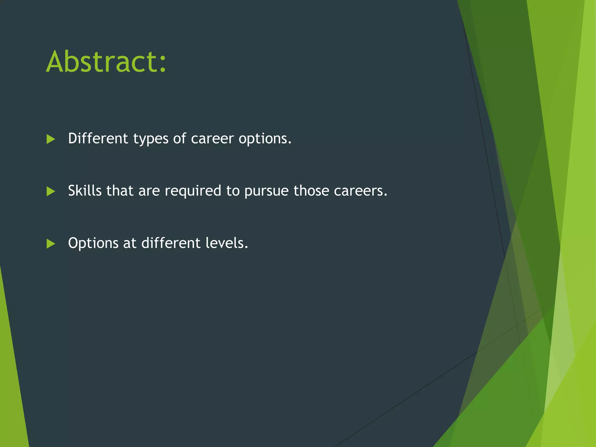 Career Exploration for Education Majors | PPT