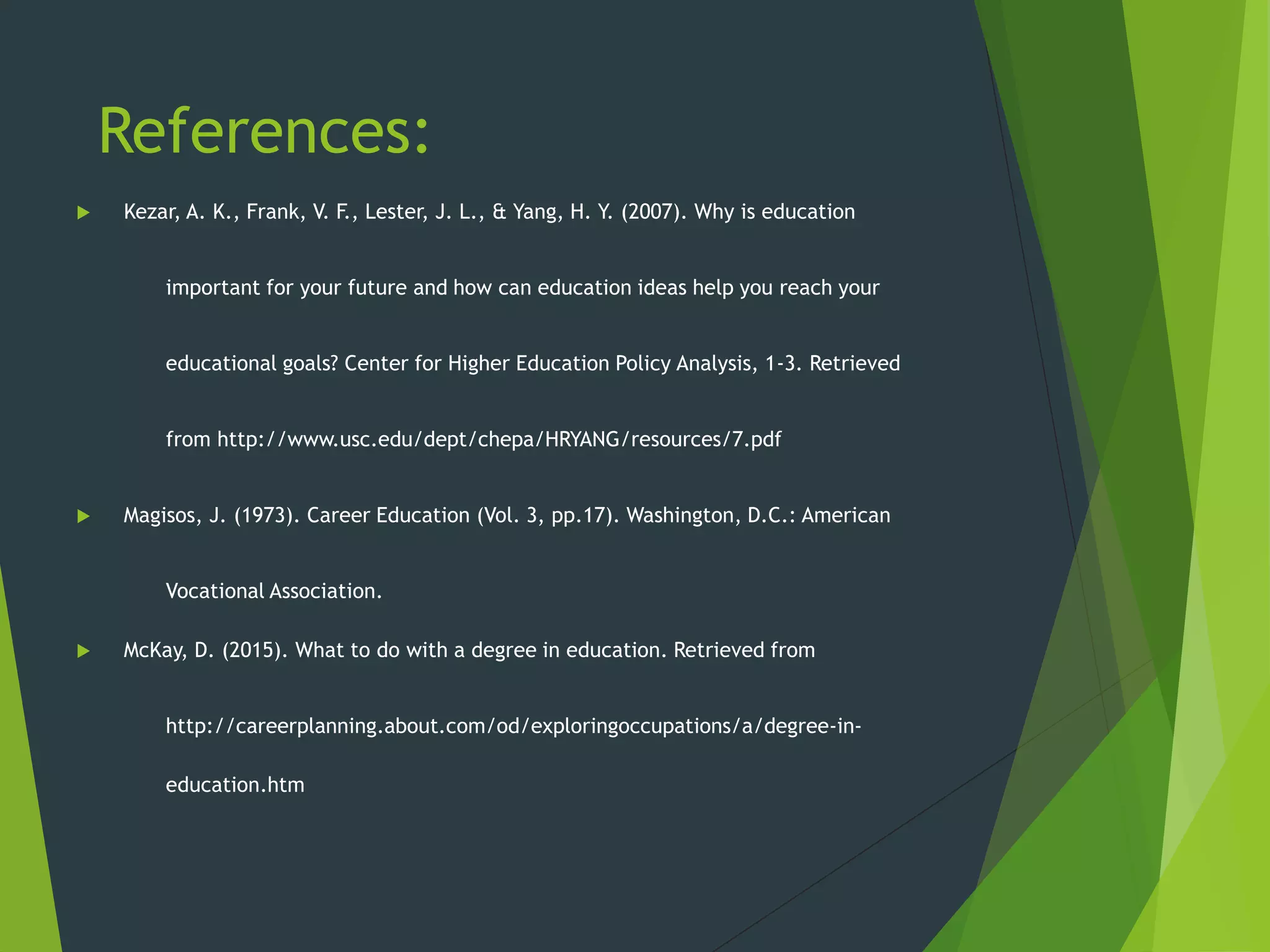 Career Exploration for Education Majors | PPT | Career Advice | Careers