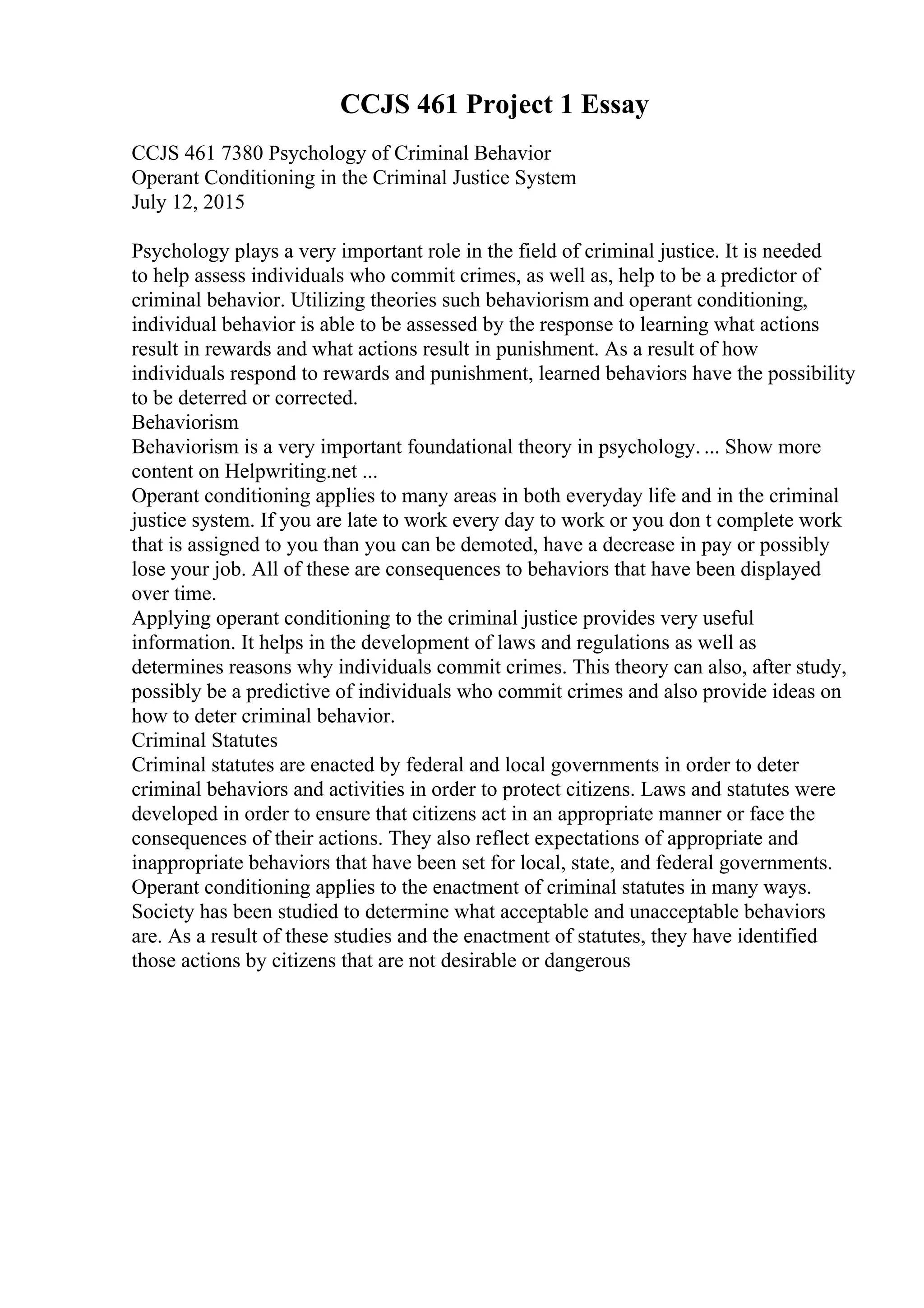 Career Goals Essay Sample | PDF