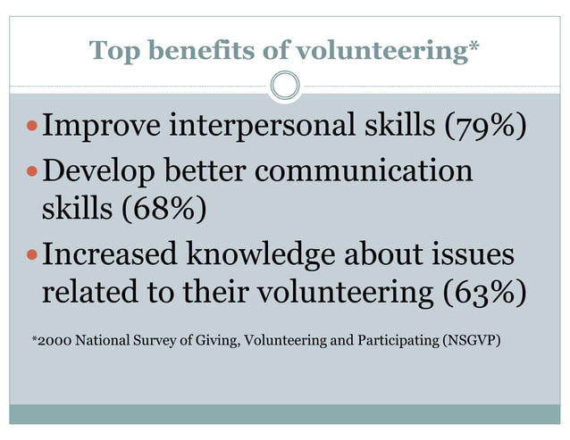 Career Growth through Volunteering | PPT