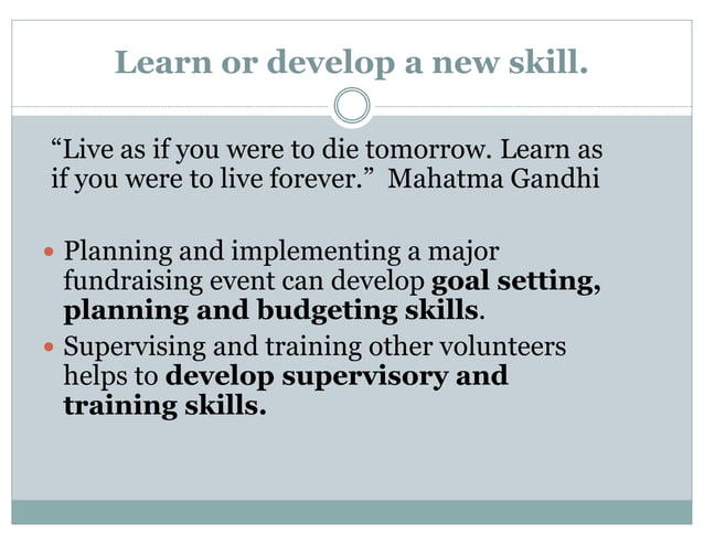 Career Growth through Volunteering | PPT