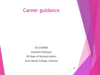 Career guidance | PPT