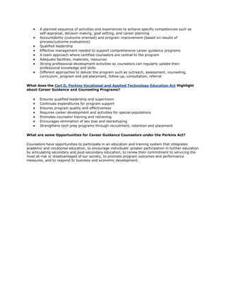 Career guidance and counseling programs | PDF