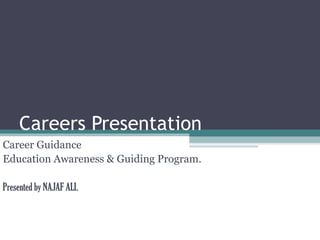 Career Guidance(An Excellent Approach) | PPT