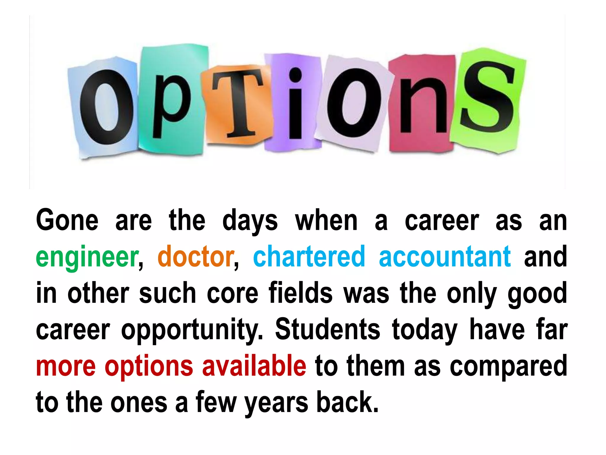 Career Guidance & Career Options for Class XII Students | PPTX