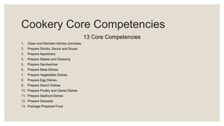 CAREER GUIDANCE COOKERY for grade 10.pptx | Cooking | Food & Drink