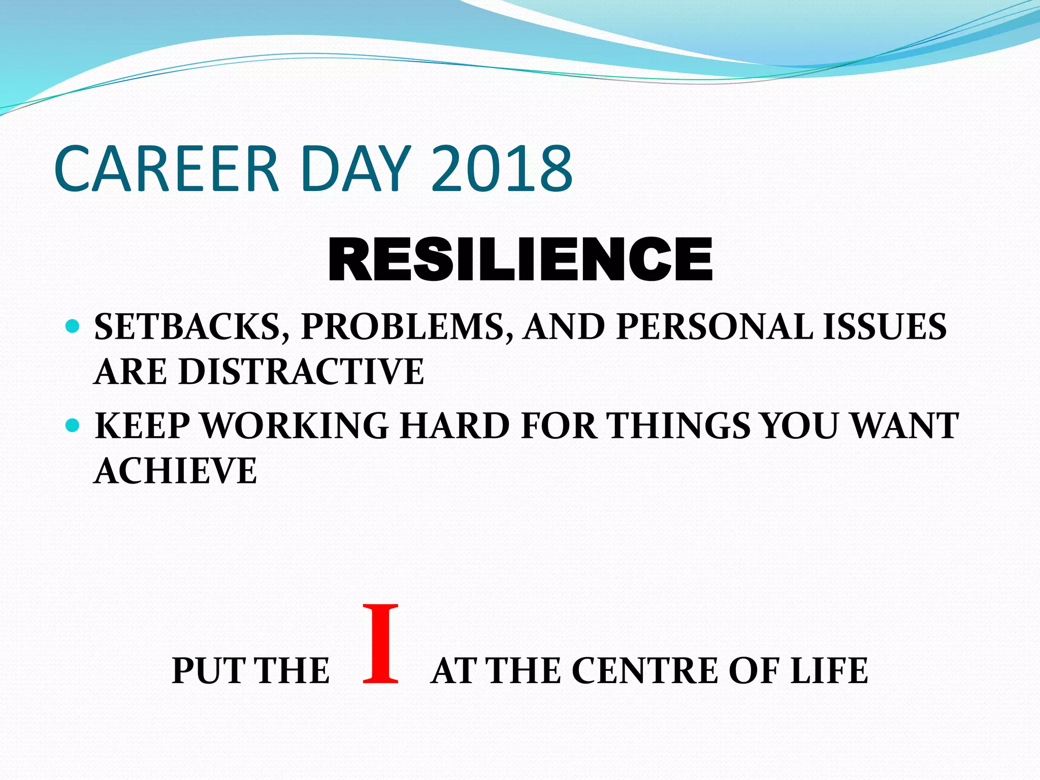 Career guidance lesson on career days | PPTX