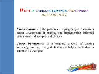 Career guidance ppt(rubeena) | PPTX