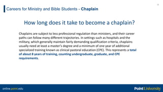 Career Guide for Bible and Ministry Students | PPT