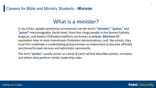 Career Guide for Bible and Ministry Students | PDF