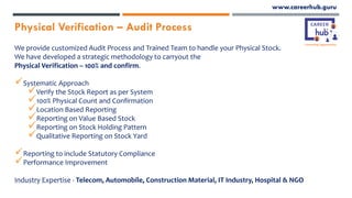 Career HUB - Physical Verification of FA and Stock | PDF