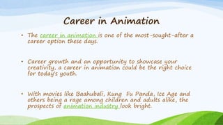 Career in Animation? Choose animation as a Career Option | PPT