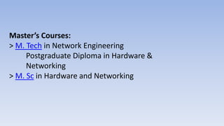 Career in computer Hardware & Networking | PPT