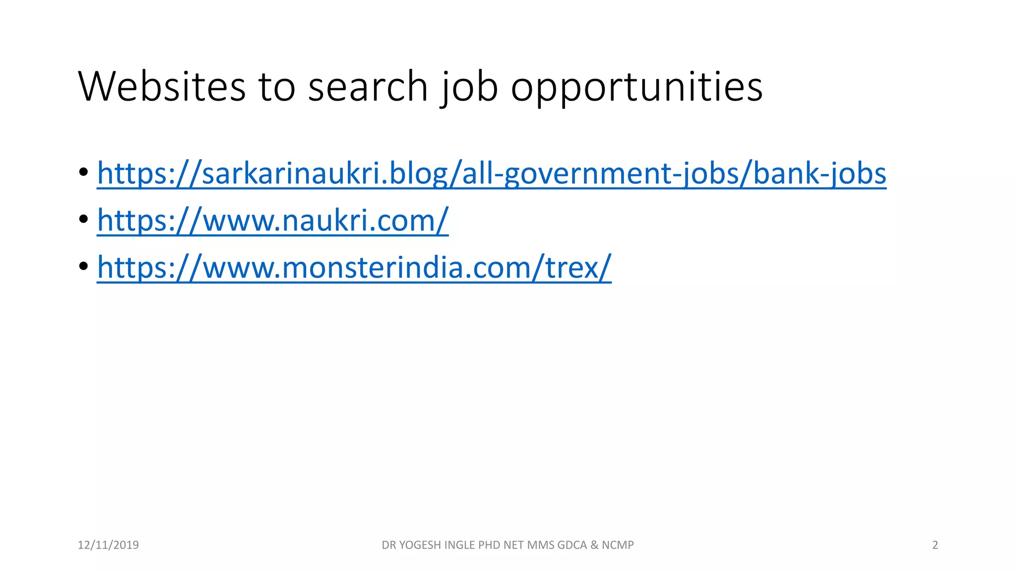 Career in finance | PPTX