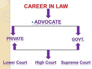 Career in law | PPTX