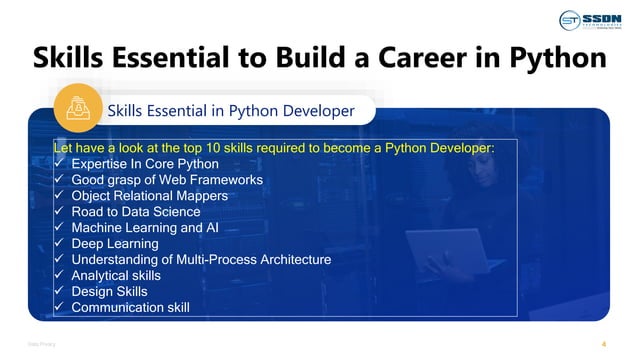 Career in python | PPTX