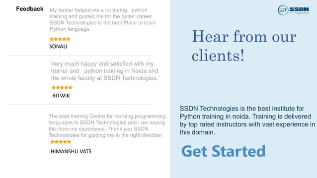 Career in python | PPTX