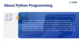 Career in python | PPT