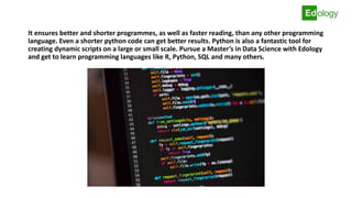 Career in Python: Basic Skills & Opportunities | PPT