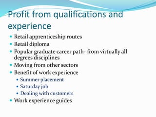 Career in retail | PPTX