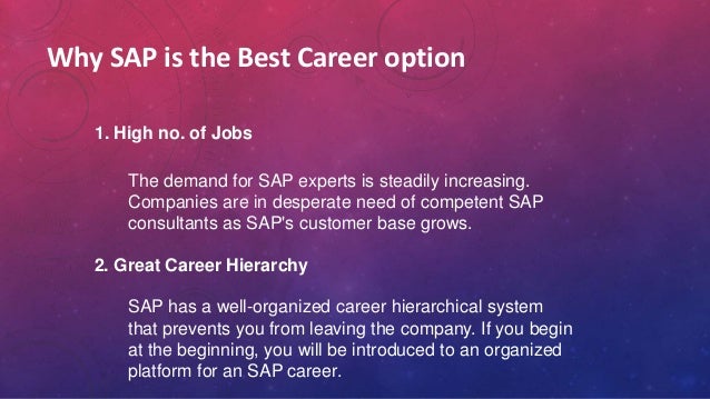 Career In SAP- Know The Best Things | PPTX