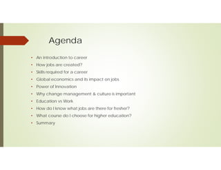 Career introduction to students between high school and college | PDF ...