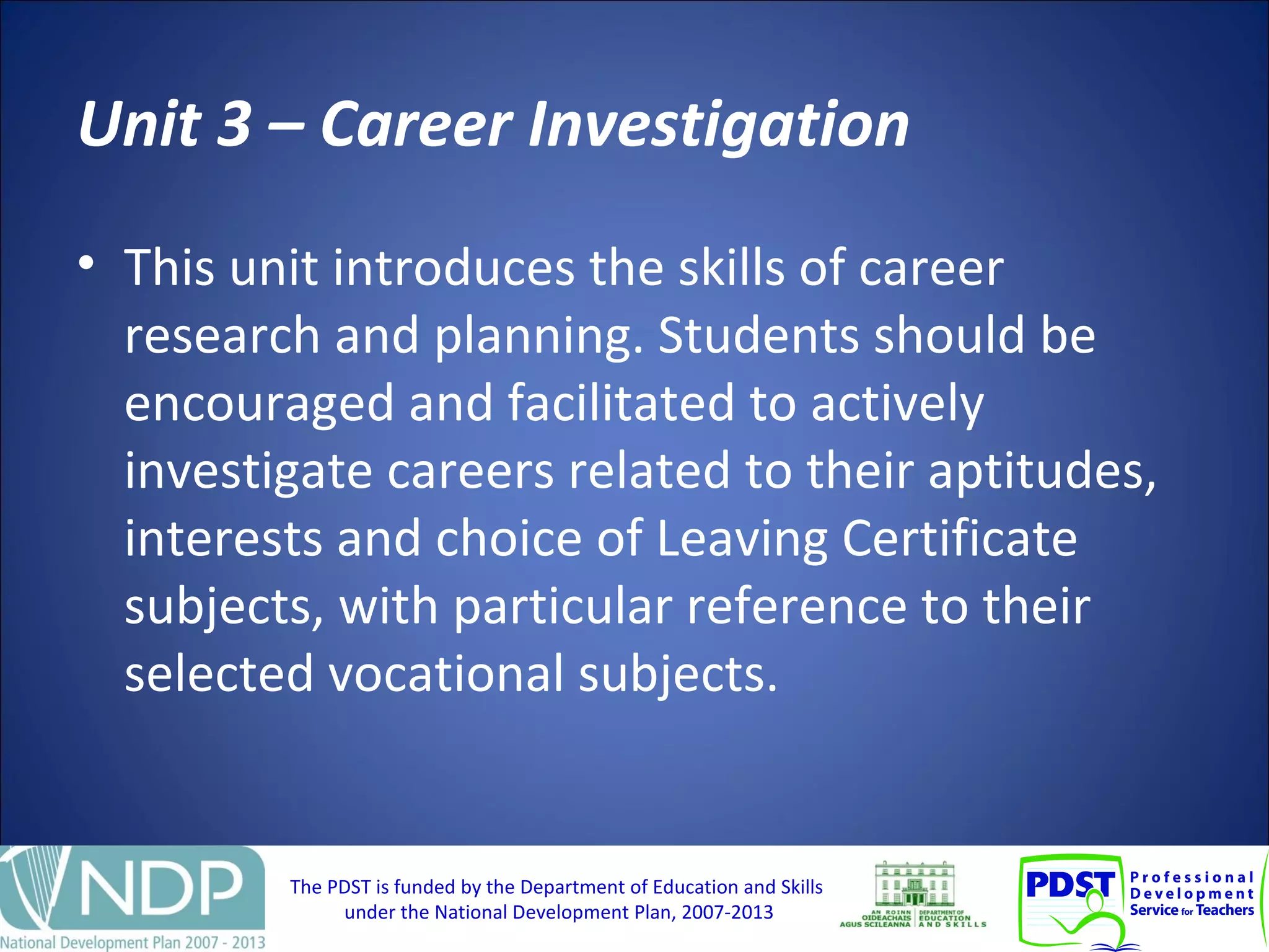 Career investigation | PPT