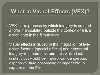 Career in Visual Effects | PPTX