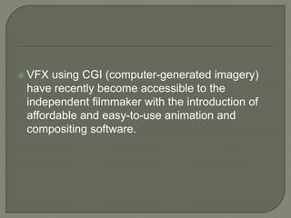 Career in Visual Effects | PPTX