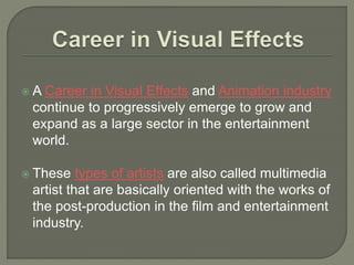 Career in Visual Effects | PPTX