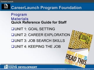 Career launch ppt2010 | PPT