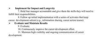 Career Planning, management & Development | PPTX
