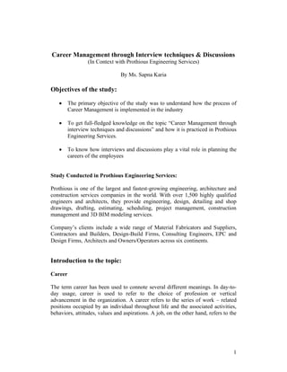 Career management | PDF