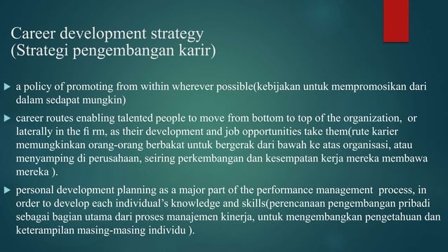 Career management | PPT