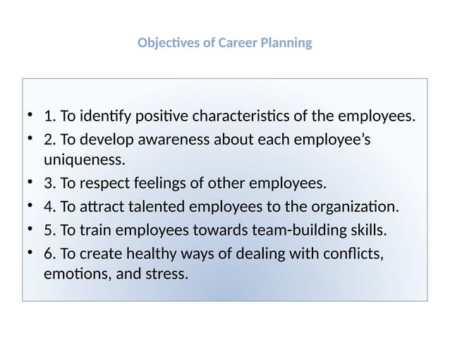 Career Management And Career Planning Pptx