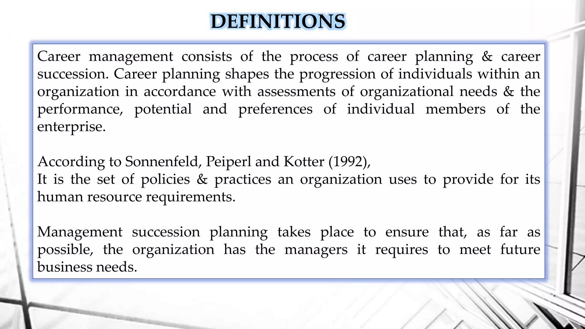 Career Management & Career Planning | PPTX