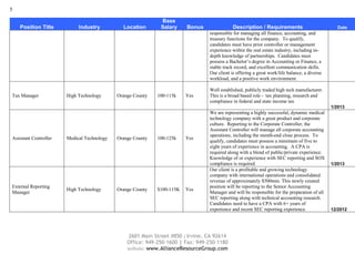 CAREER MATRIX (JANUARY 2013) | PPT